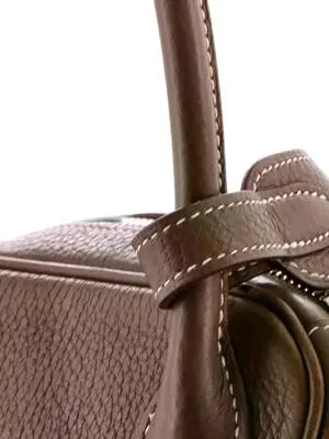 Hermès Lindy Bag Clemence 30 Shoulder Bag - Grey