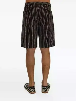 Dolce & Gabbana Striped Cotton Shorts