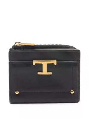TOD'S 2010s T Timeless Bi-fold Wallet - Black
