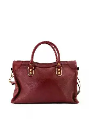 Balenciaga City Classic Metallic Edge Bag Leather Small Satchel