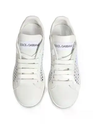 Dolce & Gabbana Mesh-panel Low-top Sneakers