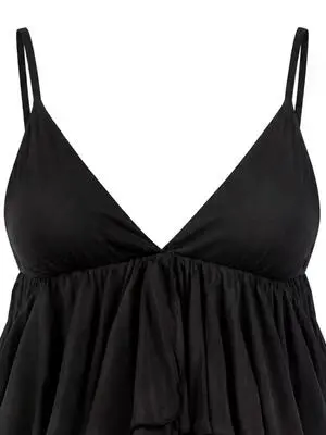 KAOS Ruffled Tiered Top - Black