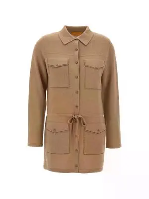 Guest In Residence Industry Cashmere Mini Dress Neutrals