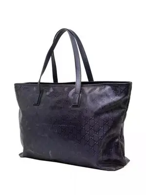 Gucci 2000-2015 Large Gg Imprime Tote Bag - Blue