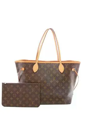 LOUIS VUITTON 2021 Monogram Neverfull Inside Out Mm Tote Bag - Brown
