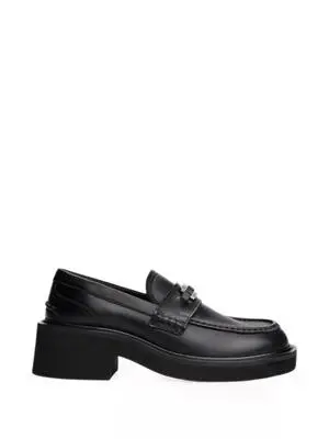 Tommy Hilfiger Logo-plaque Leather Loafers