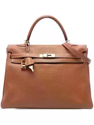 Hermès 2009 Clemence Kelly Ii Retourne 35 Satchel - Brown