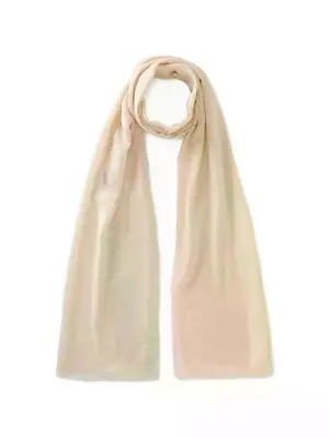 BENETTON Frayed-edge Scarf - Neutrals