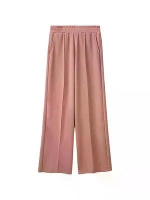 BENETTON Pleat-detail Palazzo Pants - Pink