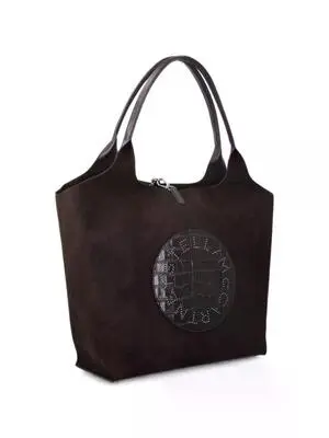 Stella McCartney Stella Logo Crocodile-effect Tote Bag