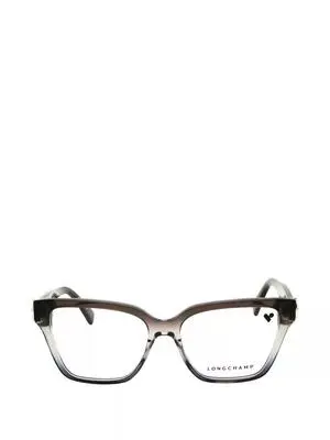Longchamp Gradient-effect Rectangle-frame Glasses - Brown