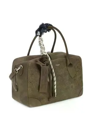 GOLDEN GOOSE Medium Vita Floral-embossed Travel Bag