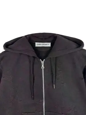 Our Legacy Mischief Distressed Cropped Hoodie