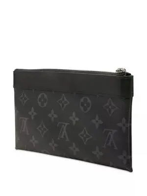 LOUIS VUITTON 2021 Monogram Eclipse Pochette Discovery Pm Clutch Bag