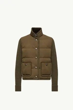 Moncler Wool Padded Cardigan