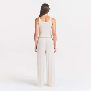 SKIMS Cloud Sleep Pants | White | Small