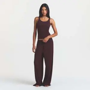 SKIMS Cloud Sleep Pants | Burgundy - Currant
