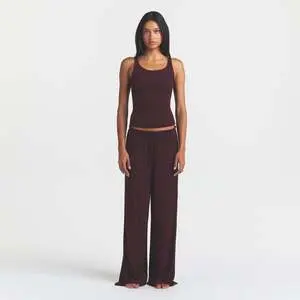 SKIMS Cloud Sleep Tank Top | Deep Neutral | Medium - Currant