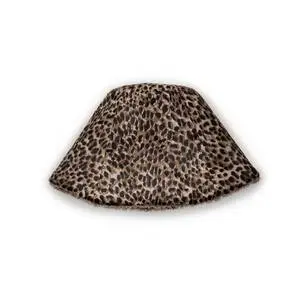 VICTORIA SLAVINSKAIA Brown / Black Jaguar Cashmere Bucket Hat - Brown/black