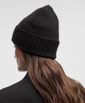 Lululemon Ribbed-knit Wide-cuff Beanie - Black