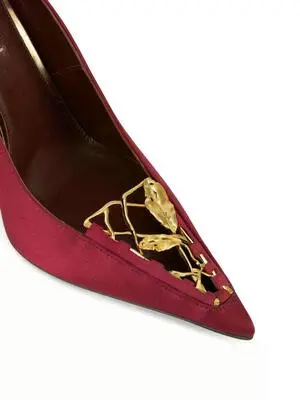 Roberto Cavalli Leaf Insert Pumps - Red