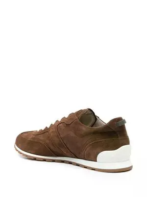 Brunello Cucinelli Suede Panelled Sneakers