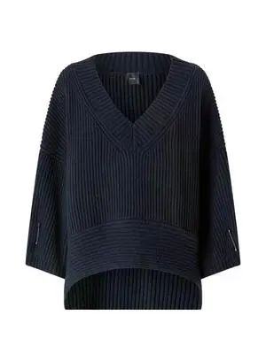 Pinko Ribbed V-neck Sweater