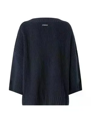Pinko Ribbed V-neck Sweater