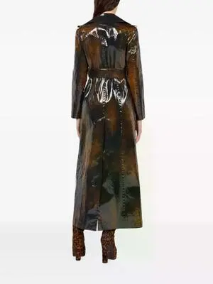 Roberto Cavalli Belted Double-breasted Coat