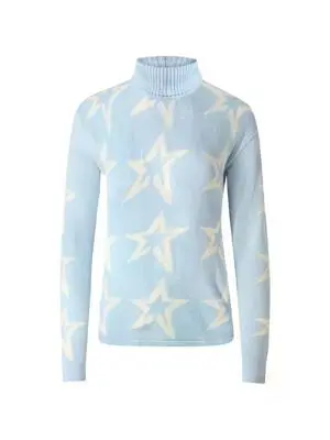 Perfect Moment Star Dust Merino-wool Sweater - Blue