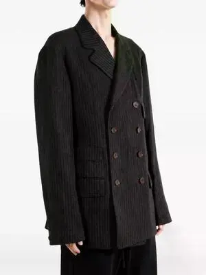 TAIGA TAKAHASHI Pinstripe Double-breasted Jacket