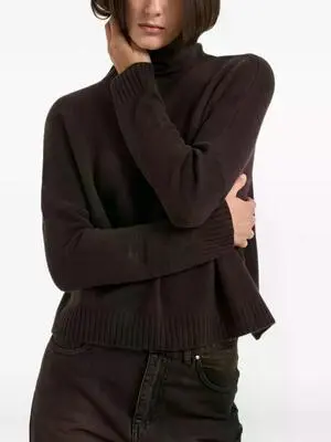 KUJTEN Roll-neck Drop-shoulder Sweater