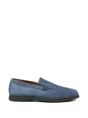 Cesare Attolini Suede Slip-on Loafers