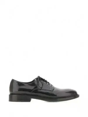 ALEXANDER HOTTO Lace-up Leather Derby Shoes - Black