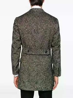Brian Dales Double-breasted Chevron Coat