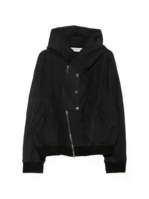 INDIVIDUAL SENTIMENTS Crinkled-finish Hooded Jacket