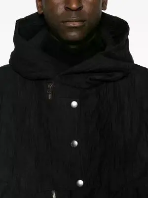 INDIVIDUAL SENTIMENTS Crinkled-finish Hooded Jacket