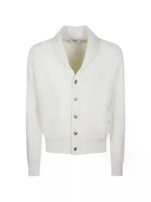 Altea Shawl-collar Ribbed Cardigan - Neutrals