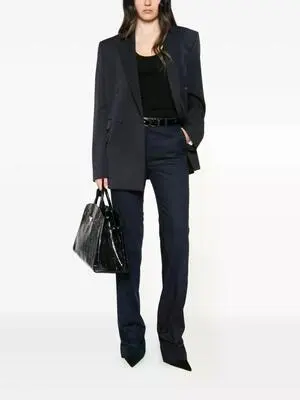 Marella Pressed-crease Straight-leg Trousers