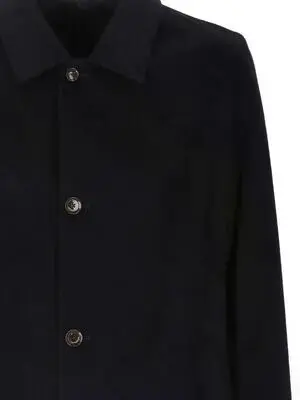 ON THE BUND Single-breasted Wool-blend Coat