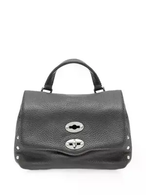 ZANELLATO Postina Stud-embellished Shoulder Bag - Grey