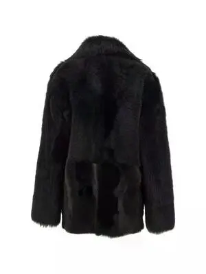 NOVELLE Rakel Double-breasted Shearling Coat