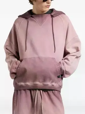 Palm Angels Neon Boulevard Graphic-print Hoodie - Pink