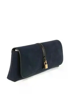 Stella McCartney Ryder Suede-effect Shoulder Bag - Blue