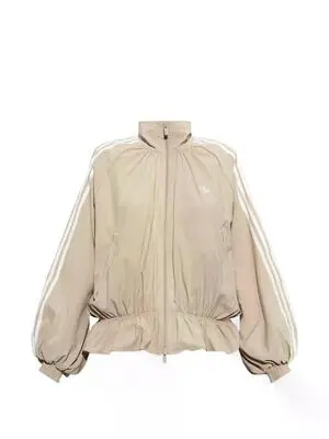Adidas Ruffled Zip-up Jacket - Neutrals