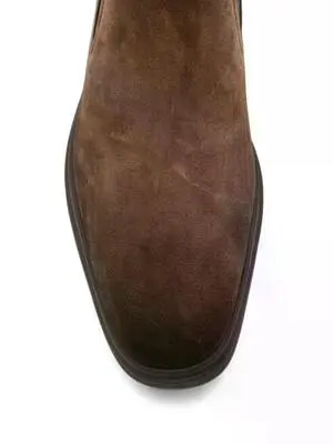 Santoni Suede Chelsea Boots