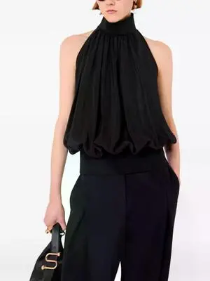 Sportmax Halterneck Silk Top