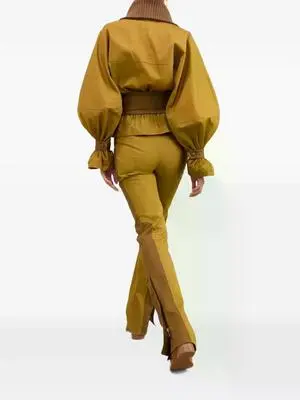 Zimmermann Valiant Drill Belted Balloon-sleeve Jacket