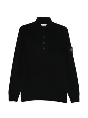 Stone Island 5100040 Lambswool Jumper - Black