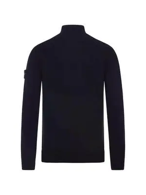 Stone Island 5100040 Lambswool Sweater - Blue